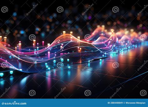 Cloud Computing Transfer Big Data On Internet Futuristic Digital Technology Stock Image Image