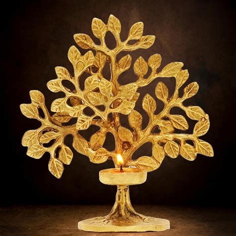 Buy Mohan Jodero Antique Brass Kalpavriksha Treetree Of Life With Tea