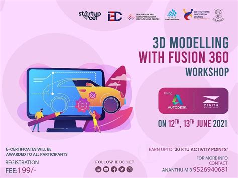 institution s innovation council cet on linkedin 3d modelling with autodesk fusion 360