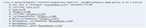reactnativeelements image getsize is not a function · issue 2286