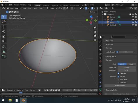 The Edges Are Still Sharp After Doing Shade Smooth Basics Interface Blender Artists Community