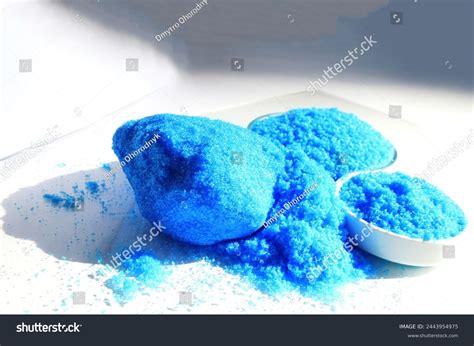 Cupric Sulfate Isolated On White Bright Stock Photo Shutterstock