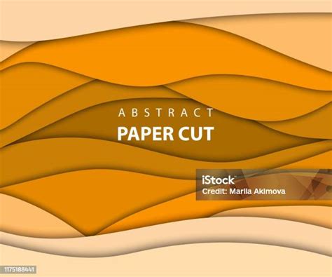 노란색과 주황색 색상 종이 잘라 모양과 벡터 배경입니다 3d 추상 종이 아트 스타일 비즈니스 프리젠 테이션 전단지 포스터 인쇄 장식 카드 브로셔 커버를위한 디자인 레이아웃