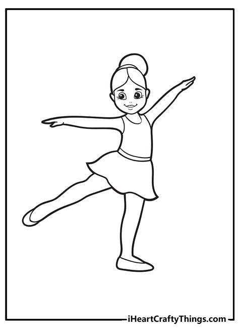 Free Coloring Pages For Girls Dancers