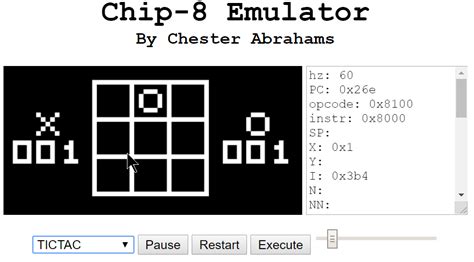 github chesterofthesemester chip8 emulator emulating chip 8 using