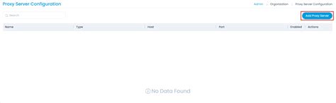 Proxy Server Configuration ServiceOps