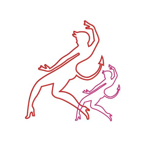 Outline Embroidery Design