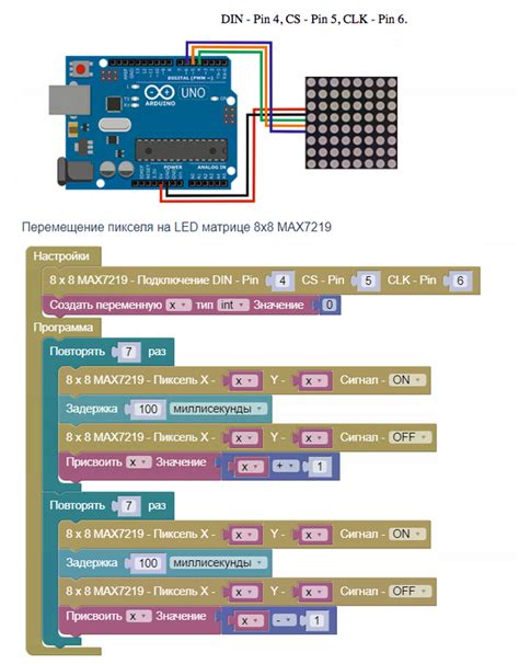 LED матрица 8х8 MAX7219 Пикабу