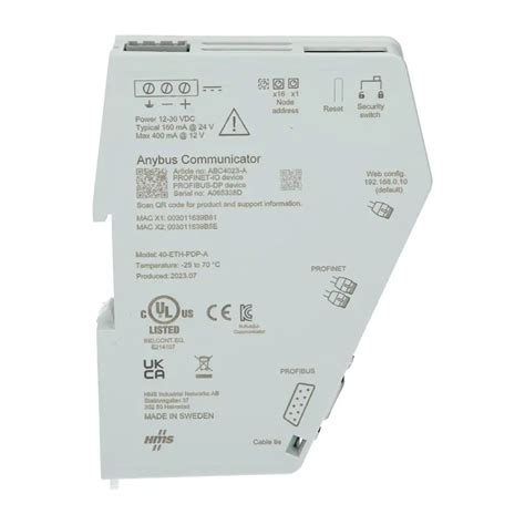 Hms Abc4023 Anybus Communicator Profinet Io Prof Automation24