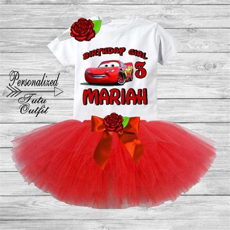Custom Tutu Outfit Cars Lightning Mcqueen Birthday By Stardangle Tutu