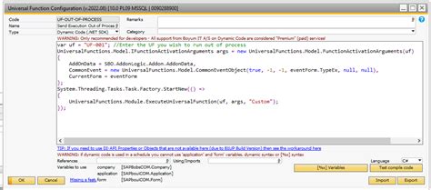 How To Send An Universal Function Out Of Process Boyum Help Center