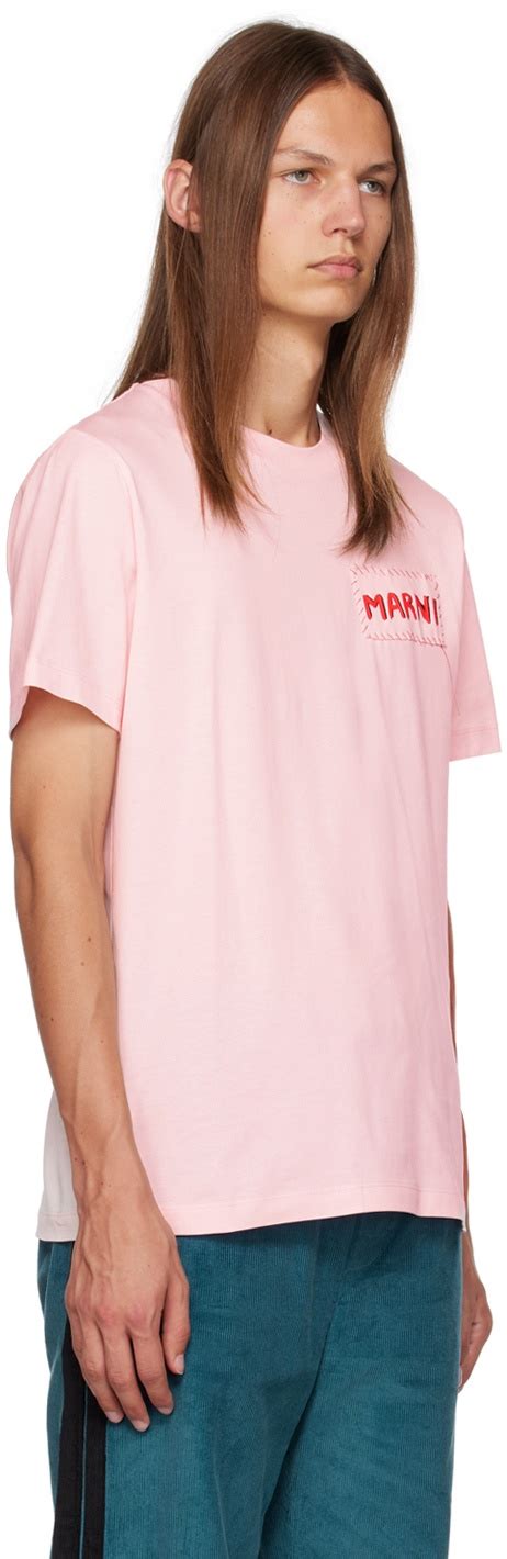 Marni Pink Patch T Shirt Marni