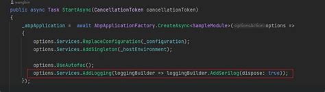 Abp New Console Template Bug Issue Abpframework Abp GitHub