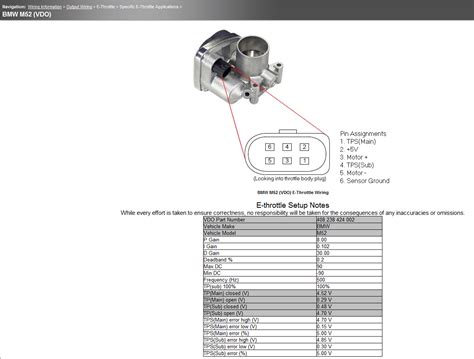 Bmw Dbw Throttle Pinout G4 Forums Link Engine Management