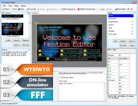 Buy Inch Nextion HMI Touch TFT Lcd Screen MB Internal Memory With Cheap Price