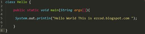 How To Create Your First Java Program Hello World On Screen