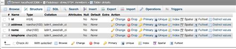 inserting fields into database tables with phpmyadmin kualo limited