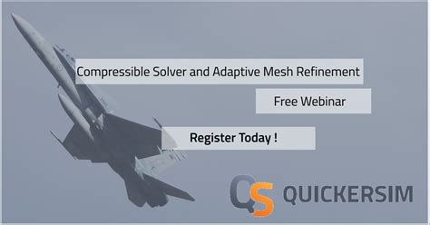 Compressible Solver And Adaptive Mesh Refinement Webinar Quickersim