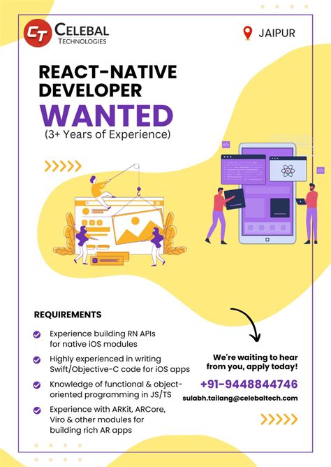 Reatnative Ios Nativeplatform Celebalhiring Hiring Jaipurhiring Sulabh Tailang
