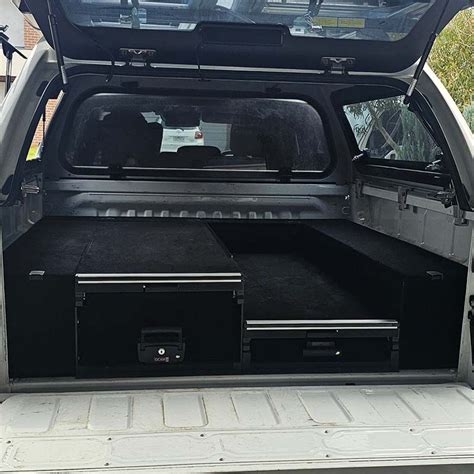 Ocam Aluminium Rear Drawers For Toyota Prado 150 Series Gx 5 Seater