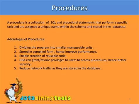 Oracle Procedures Pptx