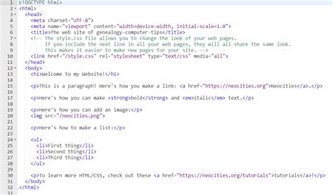 Neocities Web Hosting