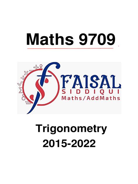 Trigonometry P3 Pdf Mathematics Elementary Mathematics