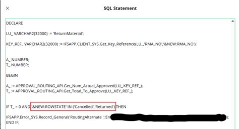Multiple Conditions In Execute Online Sql Type Event Action Ifs Community