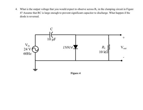 Solved What Is The Output Voltage That You Would Expect Chegg Com