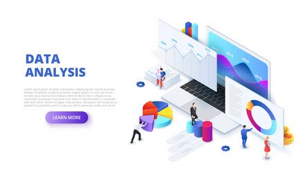 Data Analysis Concept Royalty Free Vector Image