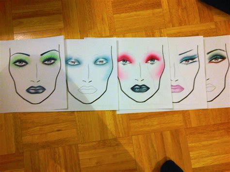 I Paint Faces Face Charts