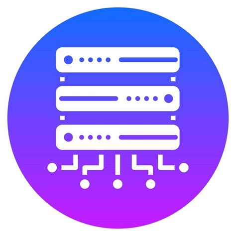 Premium Vector Database Network Vector Illustration