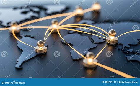 This Map Illustrates Major Global Transport Routes Highlighting Various Transportation Types