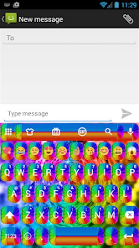 Emoji Keyboard Shading Rainbow For Android Download
