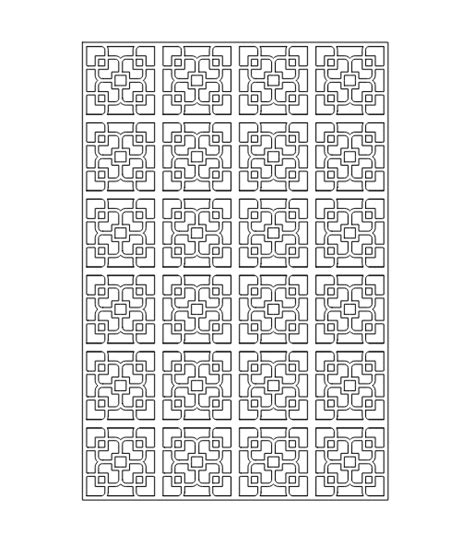 Cnc Jali Design Dxf File Download