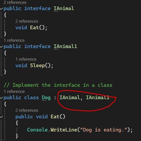 Abstract And Interface In C
