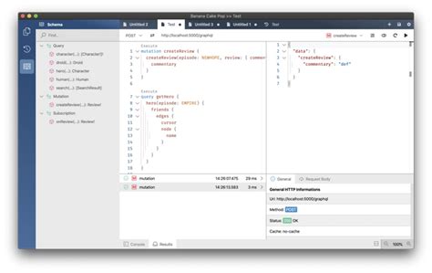 graphql ide banana cake pop r graphql