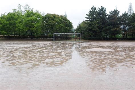 비오는 날 공원 운동장 축구장 유토이미지 상세페이지 베이직샵 사진 20570318
