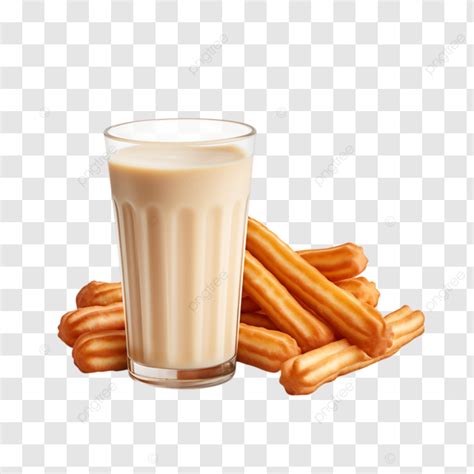 우유 한 잔을 곁들인 전통적인 Churros 간단하고 맛있는 디저트 전통적인 츄러스 유리 Png 일러스트 및 이미지 에 대한 무료 다운로드 Pngtree
