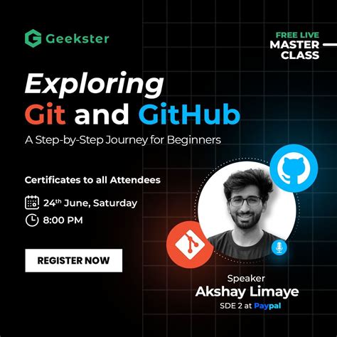 Yuvraj Gautam On Linkedin 📢 Join Our Highly Anticipated Free Masterclass On Exploring Git And