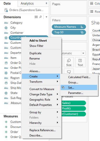 Add Options To A Filter Using Set Actions In Tableau InterWorks