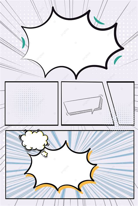 Simple Comic Box Fresh Dialog Box Background Frame Bubble Box Text