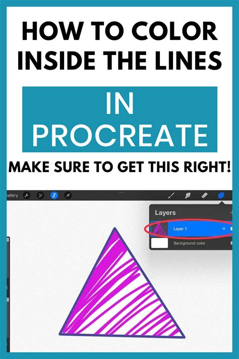 How To Color Inside The Lines In Procreate Procreate Tutorial In 2024