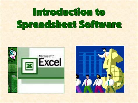 Ppt Introduction To Spreadsheet Software Powerpoint Presentation Free Download Id4587590