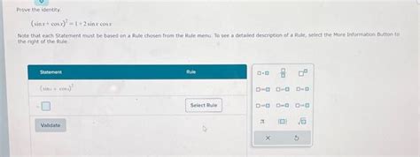 Solved Prove The Identity Sinxcosx212sinxcosx Note That