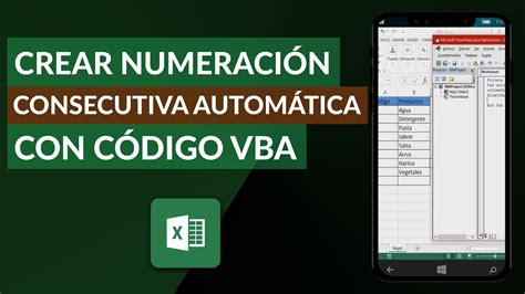 Cómo Crear Una Numeración Consecutiva Automática Usando Código Vba En Excel Youtube