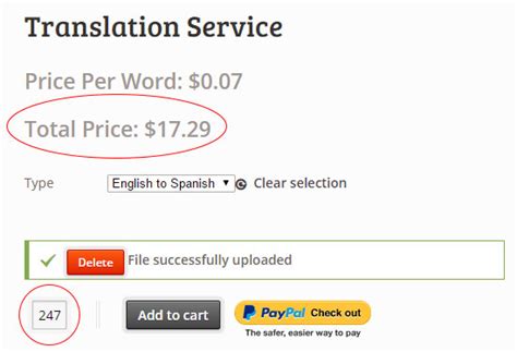 WooCommerce Price Per Word AngellEYE