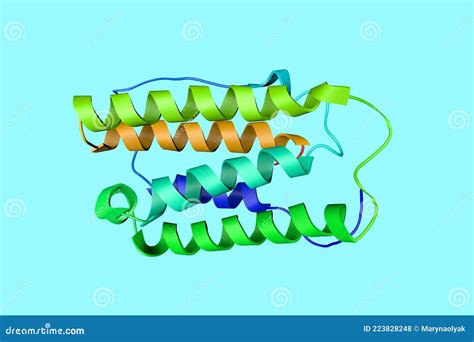 Crystal Structure Of Interferon Alpha 2a A Cytokine That Used To Treat