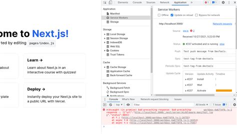 Nextjs V Bad Precaching Response Issue Shadowwalker Next Pwa GitHub