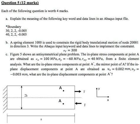 solved question 5 12 marks each of the following questions is worth